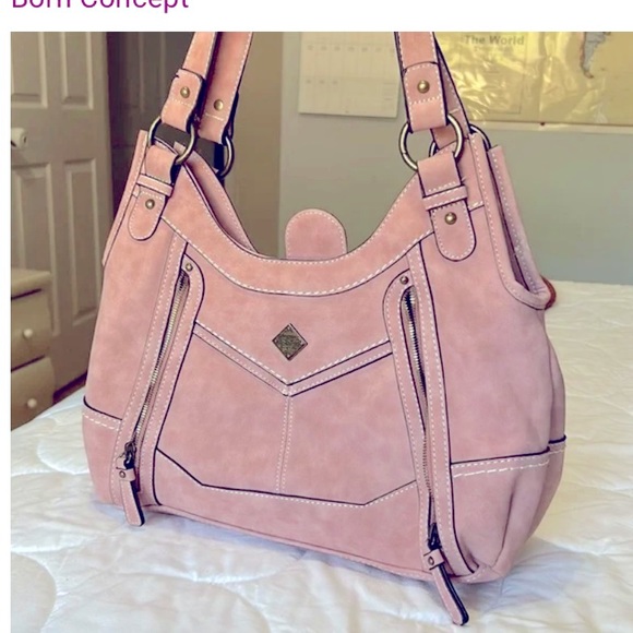 Born | Bags | Born Concept Dusty Rose Shoulder Bag | Poshmark